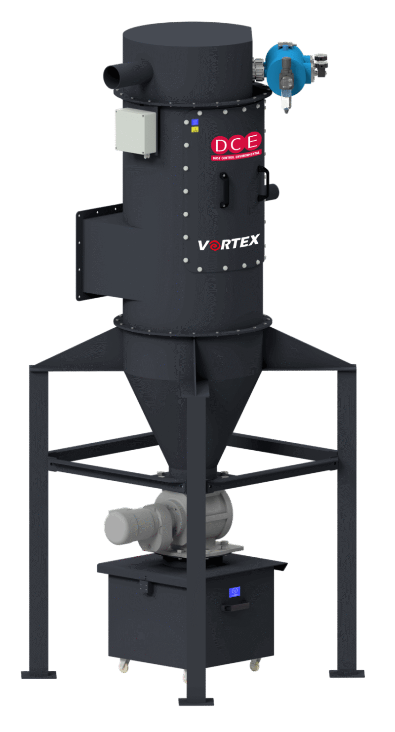 Vortex Compact Cylindrical Dust Extractor - DCE Limited